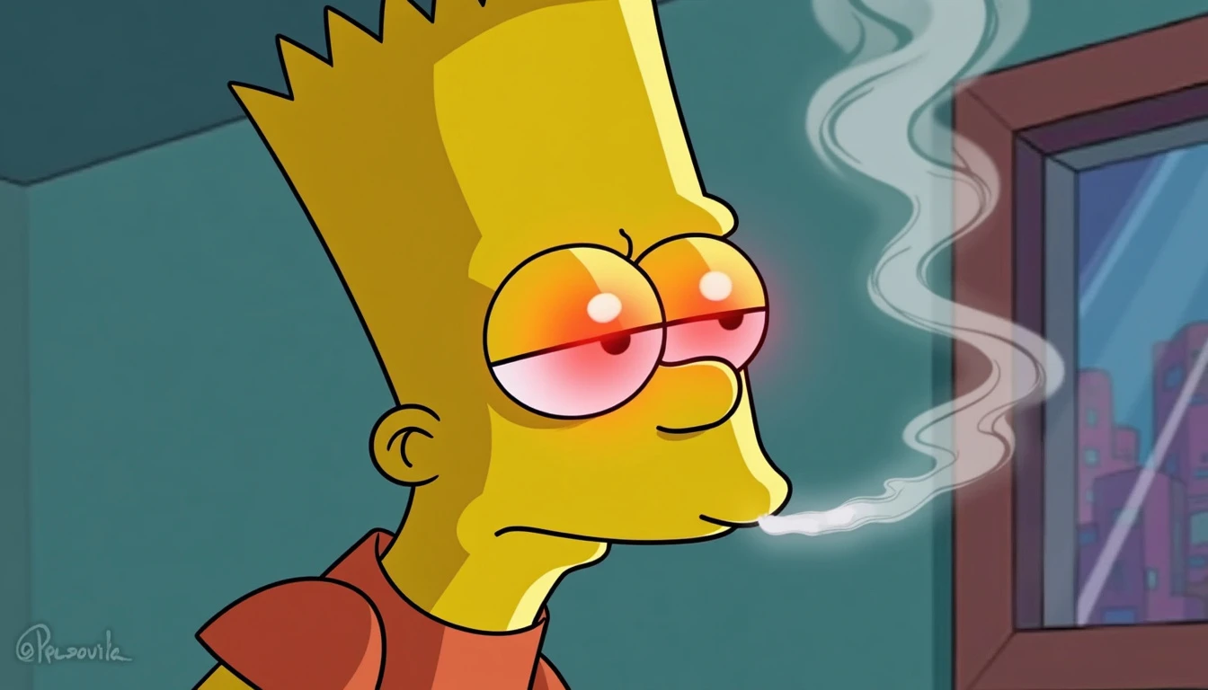 Svart Bart Simpson Tumblr
