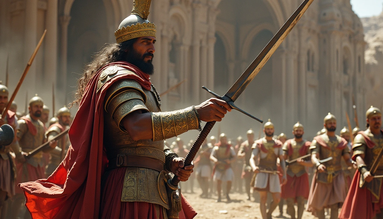 The first ruler of the Medes,Phraortes , iran - FluxPro.art