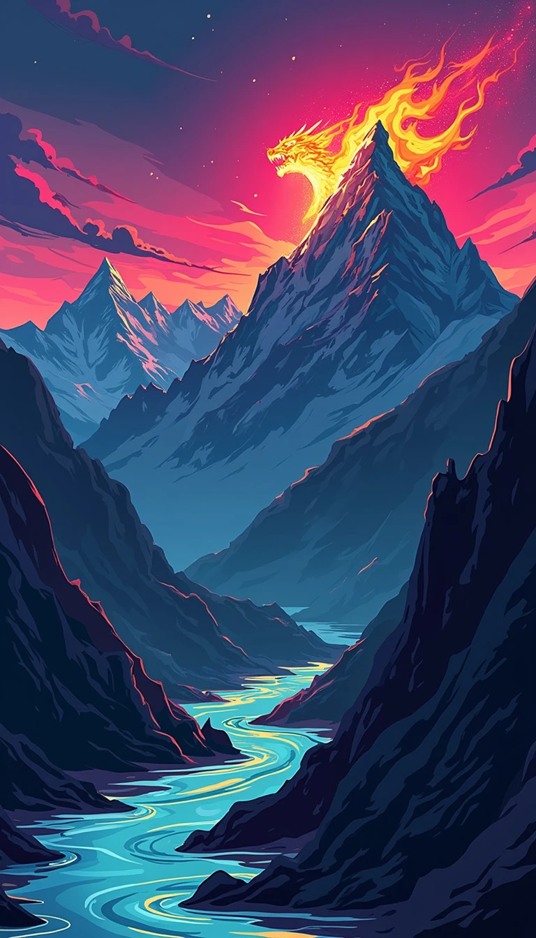 tive vaporwave synthwave cartoon simplistic phone... - FluxPro.art