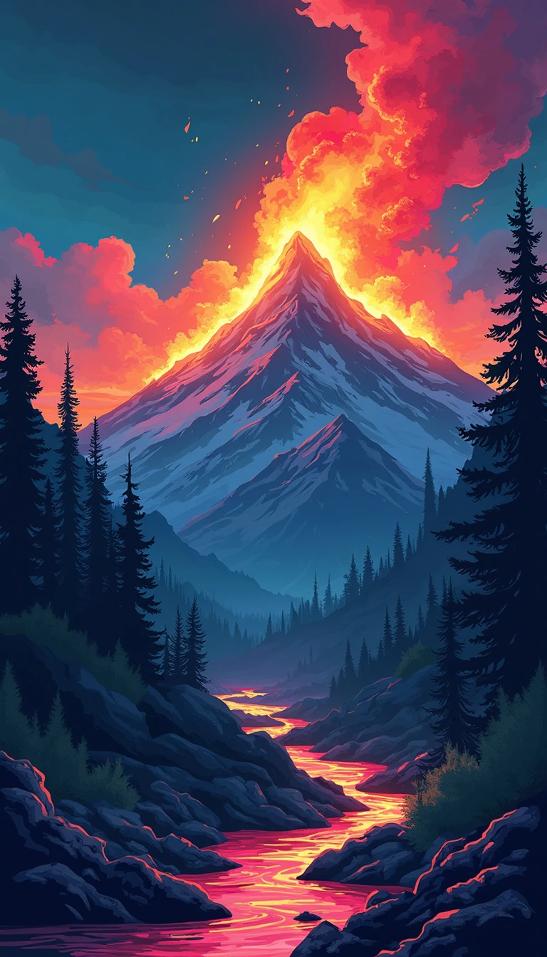 tive vaporwave synthwave cartoon simplistic phone... - FluxPro.art