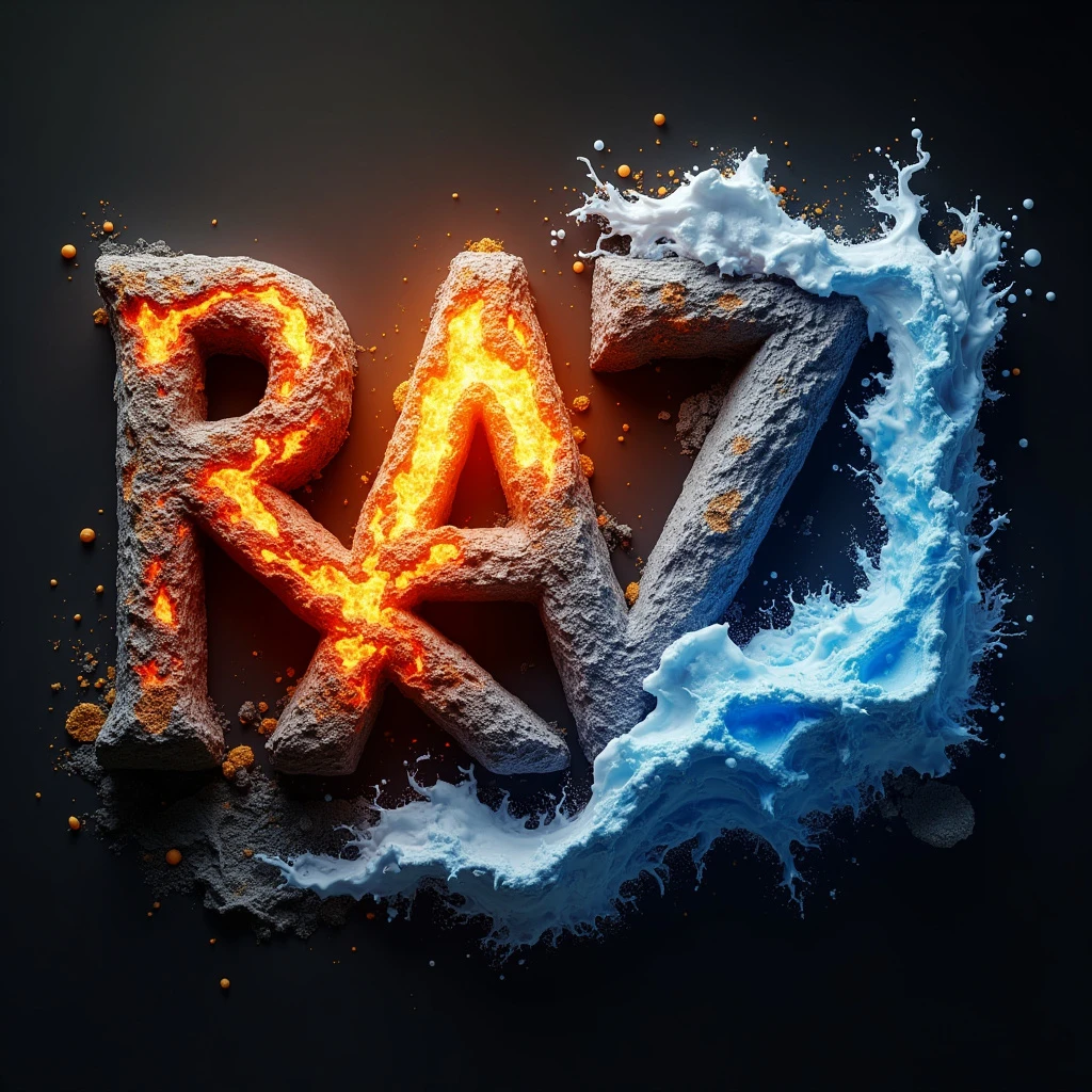 Ravi 3d Logo ЯR RAVAGE⛓🔥🎧, ., Commission Work For