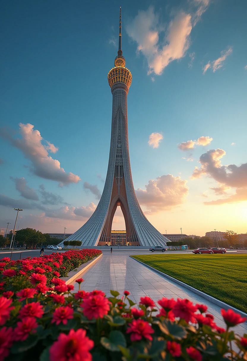Azadi Tower, Tehran, located in Azadi Square,high... - FluxPro.art