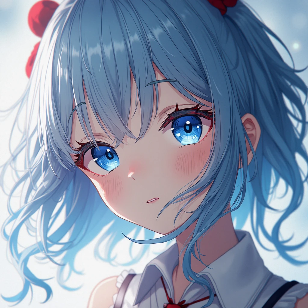 a very beautiful rem from re:zero anime, with... - FluxPro.art