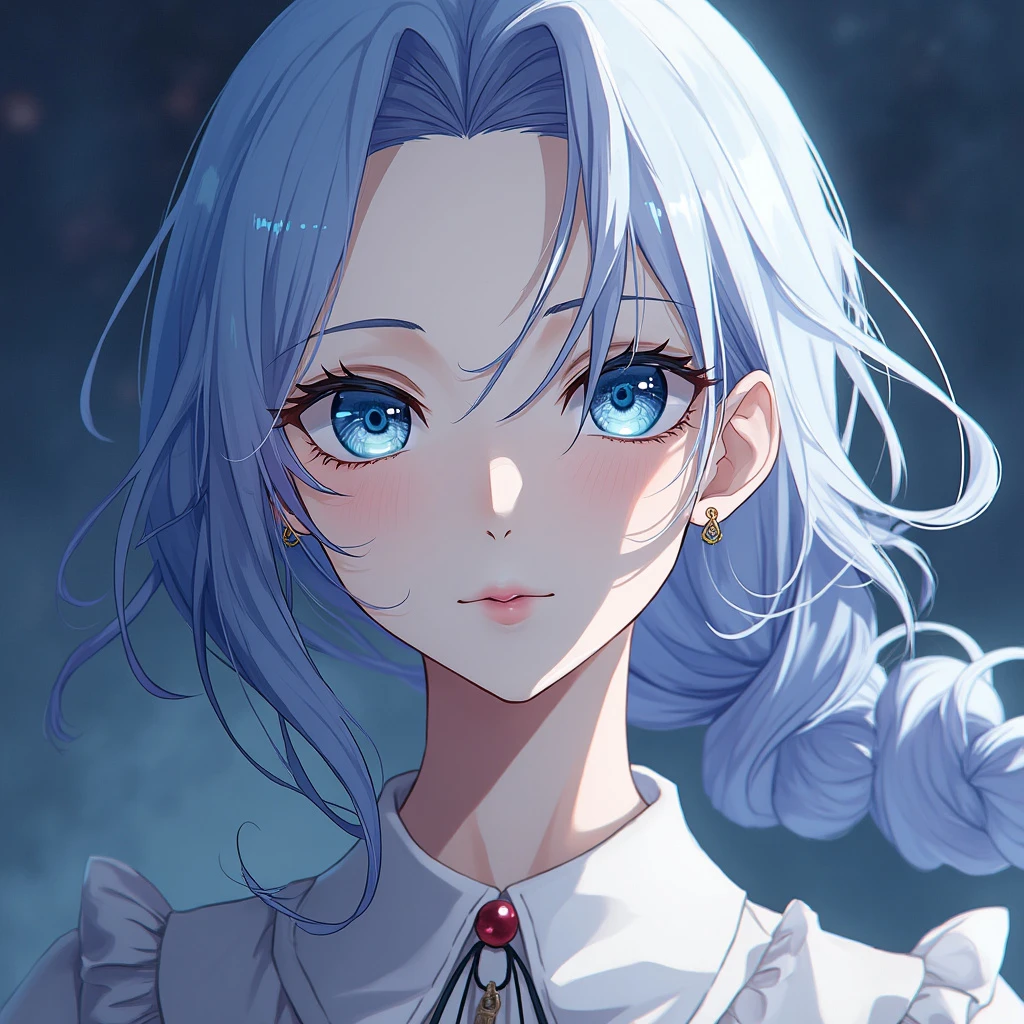 a very beautiful rem from re:zero anime, with... - FluxPro.art