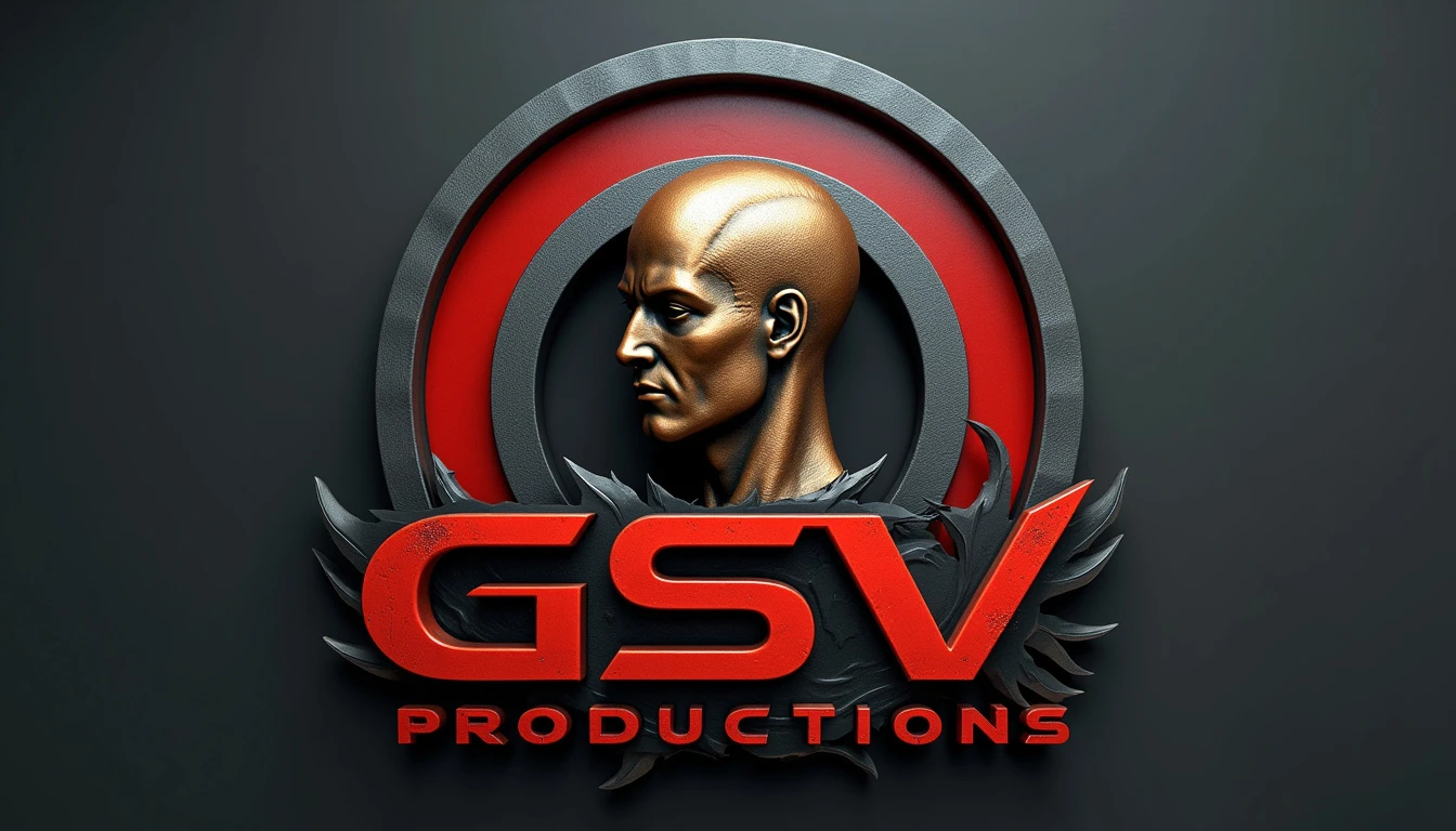 3D rendered logo with a character and text,... - FluxPro.art