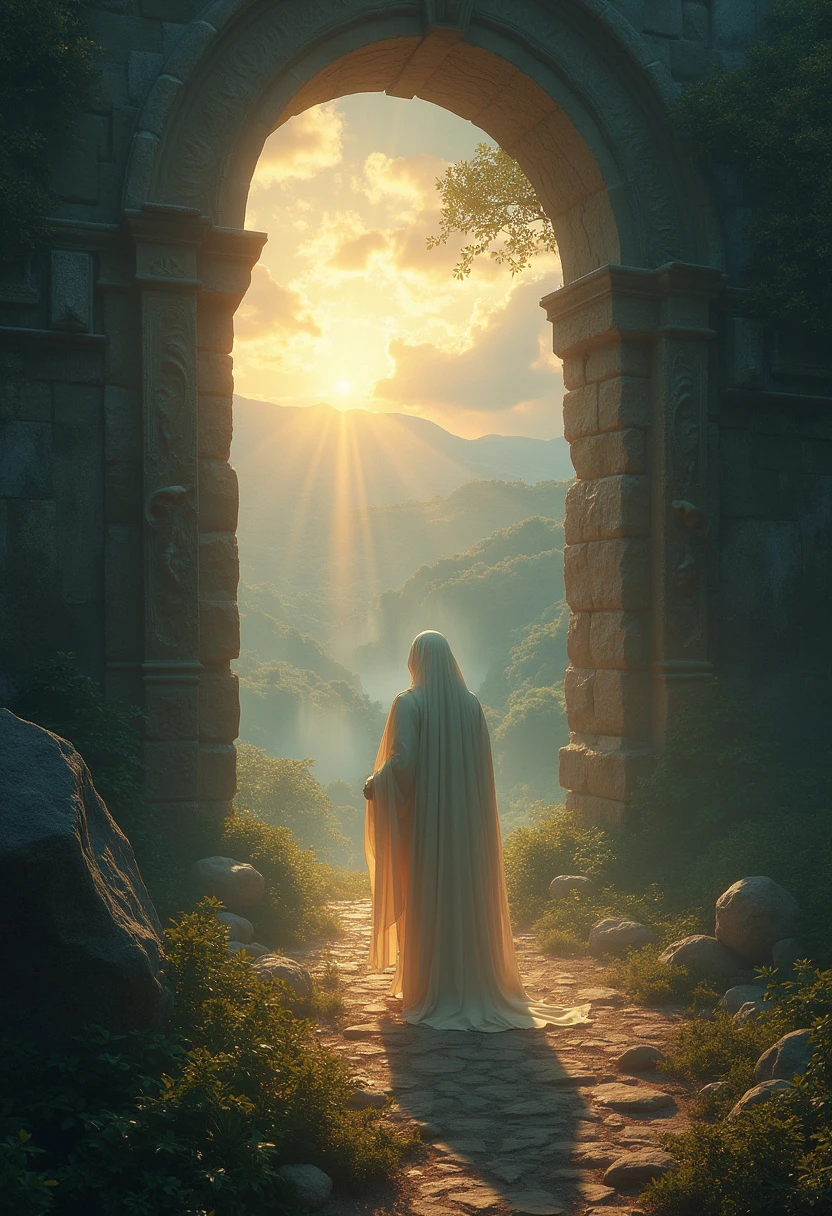 Ghost Guide leads through 'The Passage' to the... - FluxPro.art