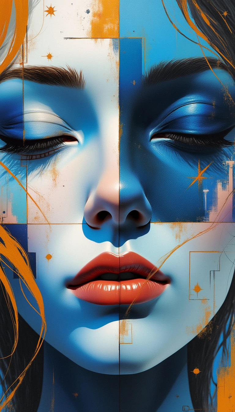 A visually striking and minimalistic abstract... - FluxPro.art