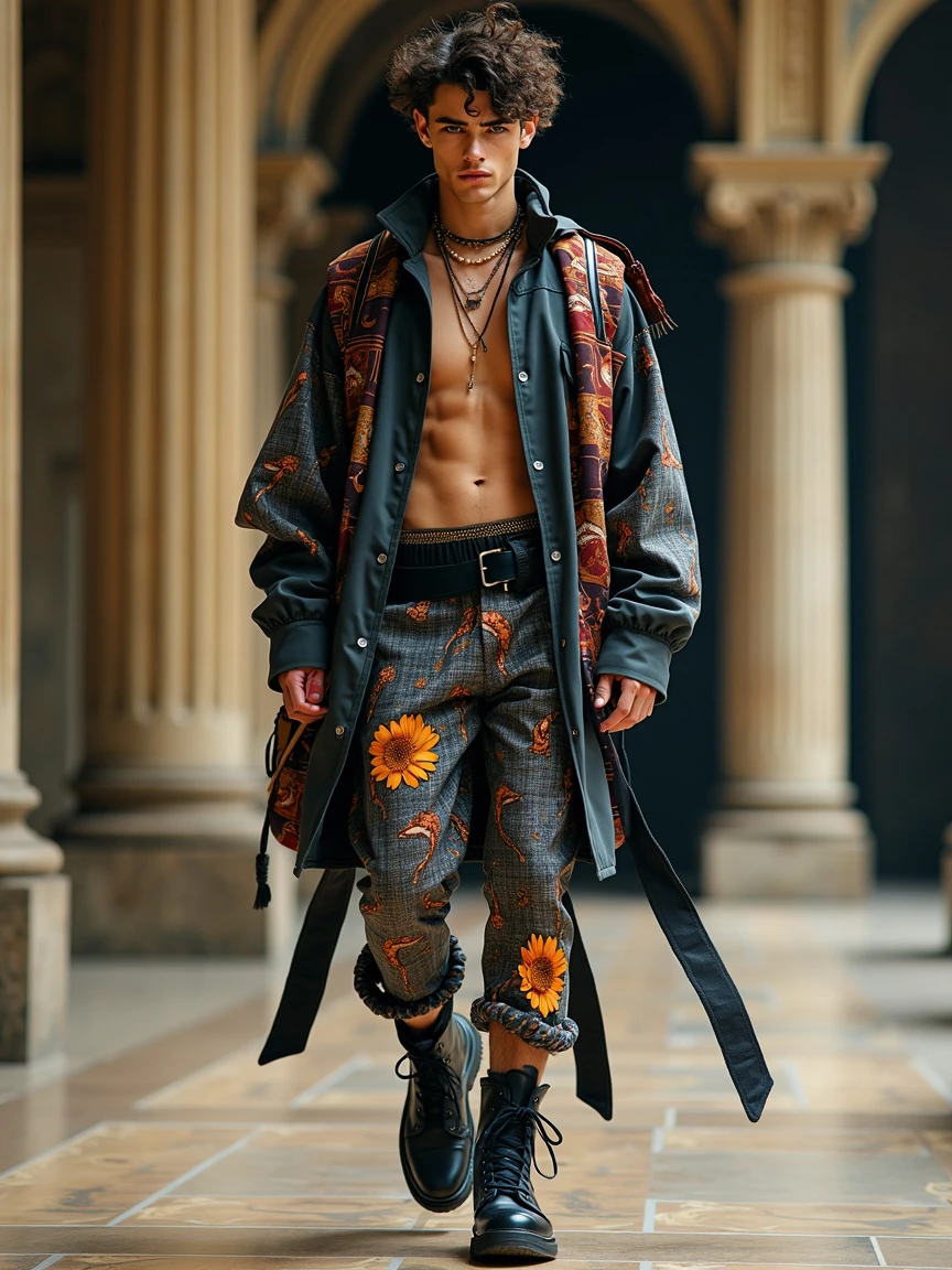 Ultra realistic full body photo of an edgy Italian... - FluxPro.art