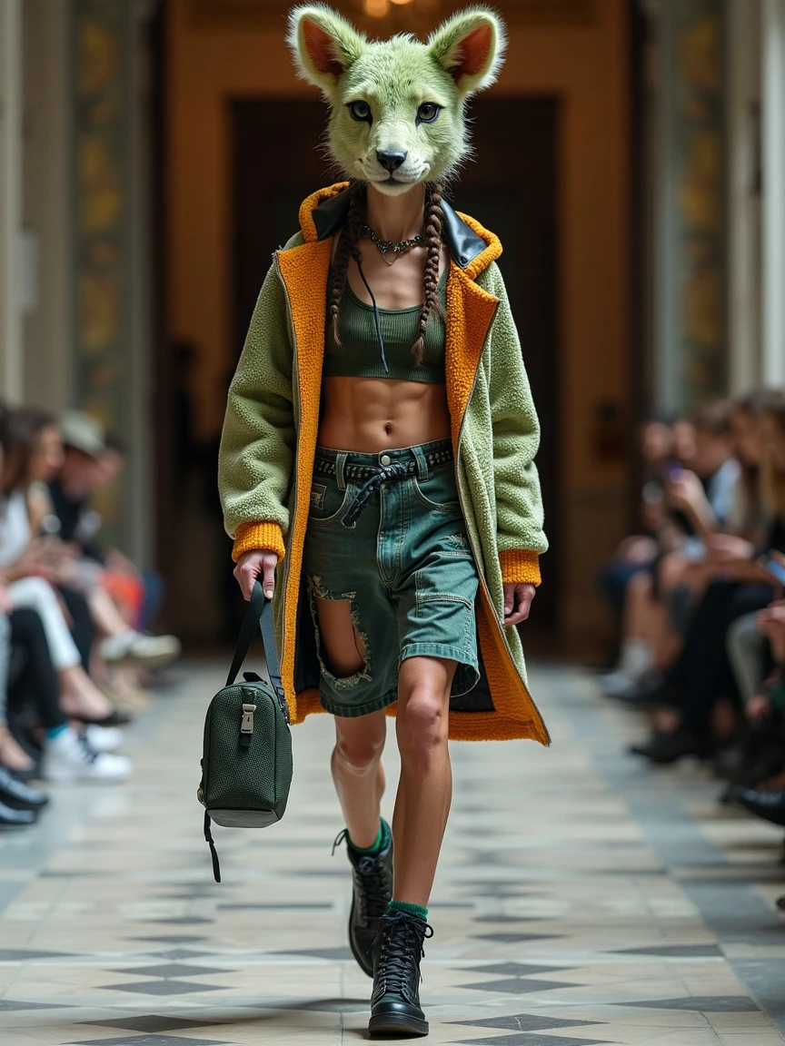 Ultra realistic full body photo of an edgy Italian... - FluxPro.art