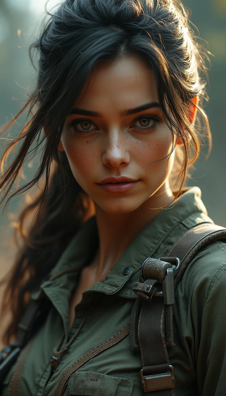 female, call of duty, intricate details, realism... - FluxPro.art