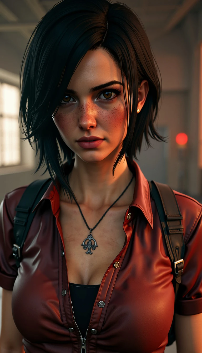 Anna Dewitt with black hair from Bioshock infinite... - FluxPro.art