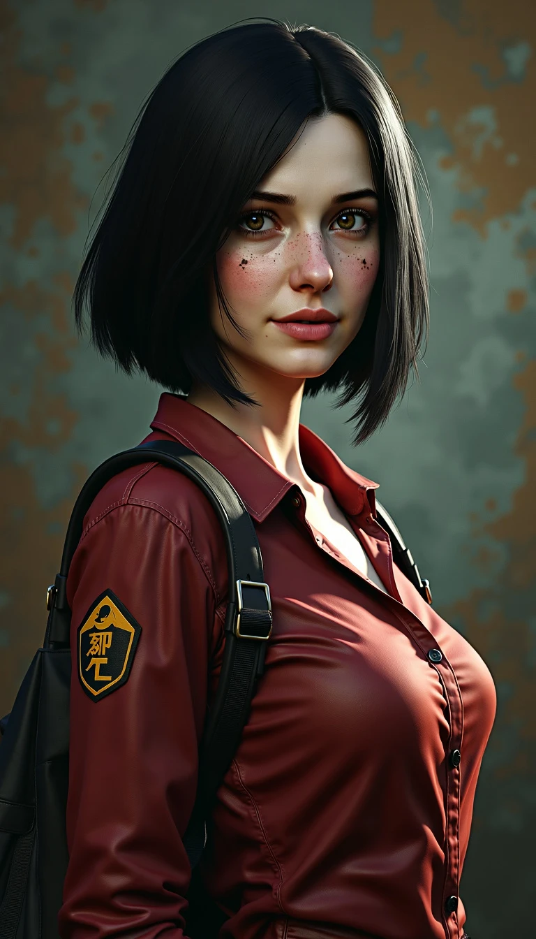 Anna Dewitt with black hair from Bioshock infinite... - FluxPro.art