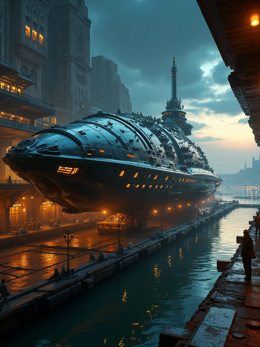 night scene, Ultra-realistic digital rendering of... - FluxPro.art