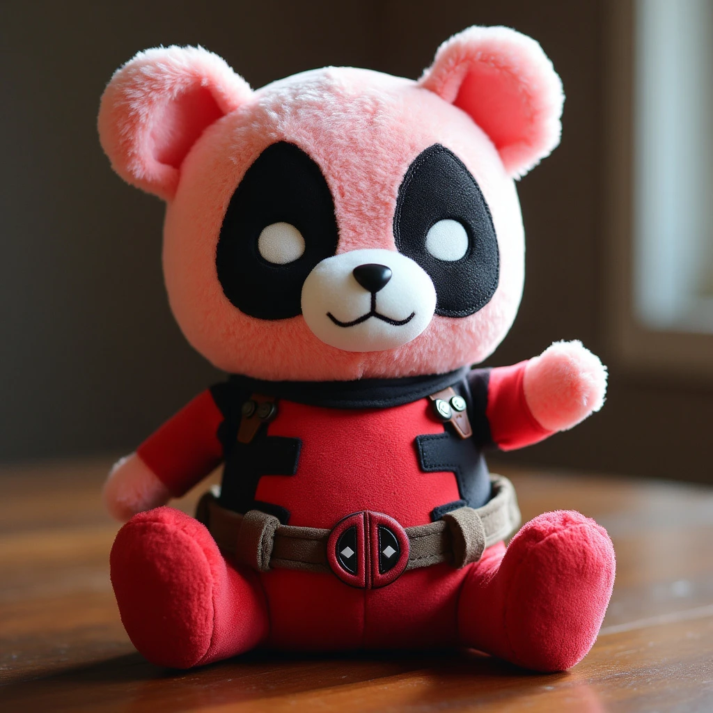 photograph, squishmallow plush deadpool - FluxPro.art