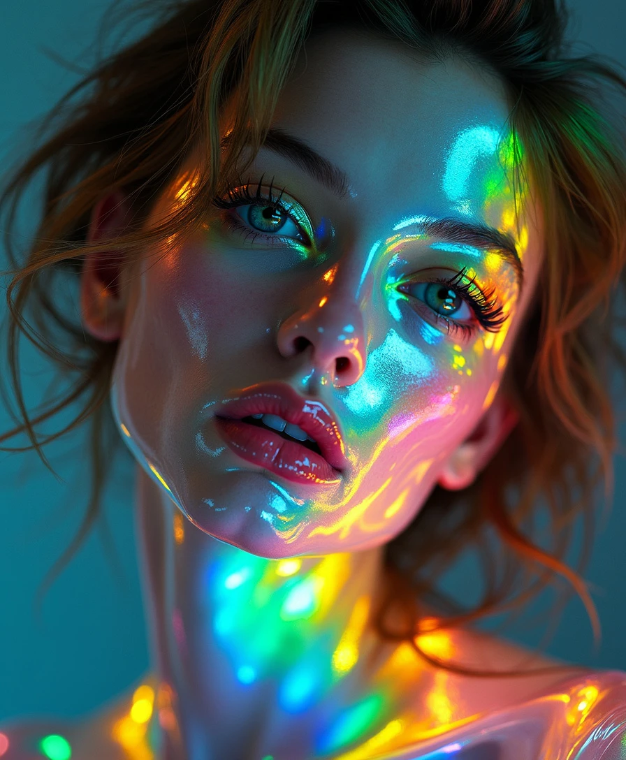 Highly detailed image of a woman made entirely of... - FluxPro.art