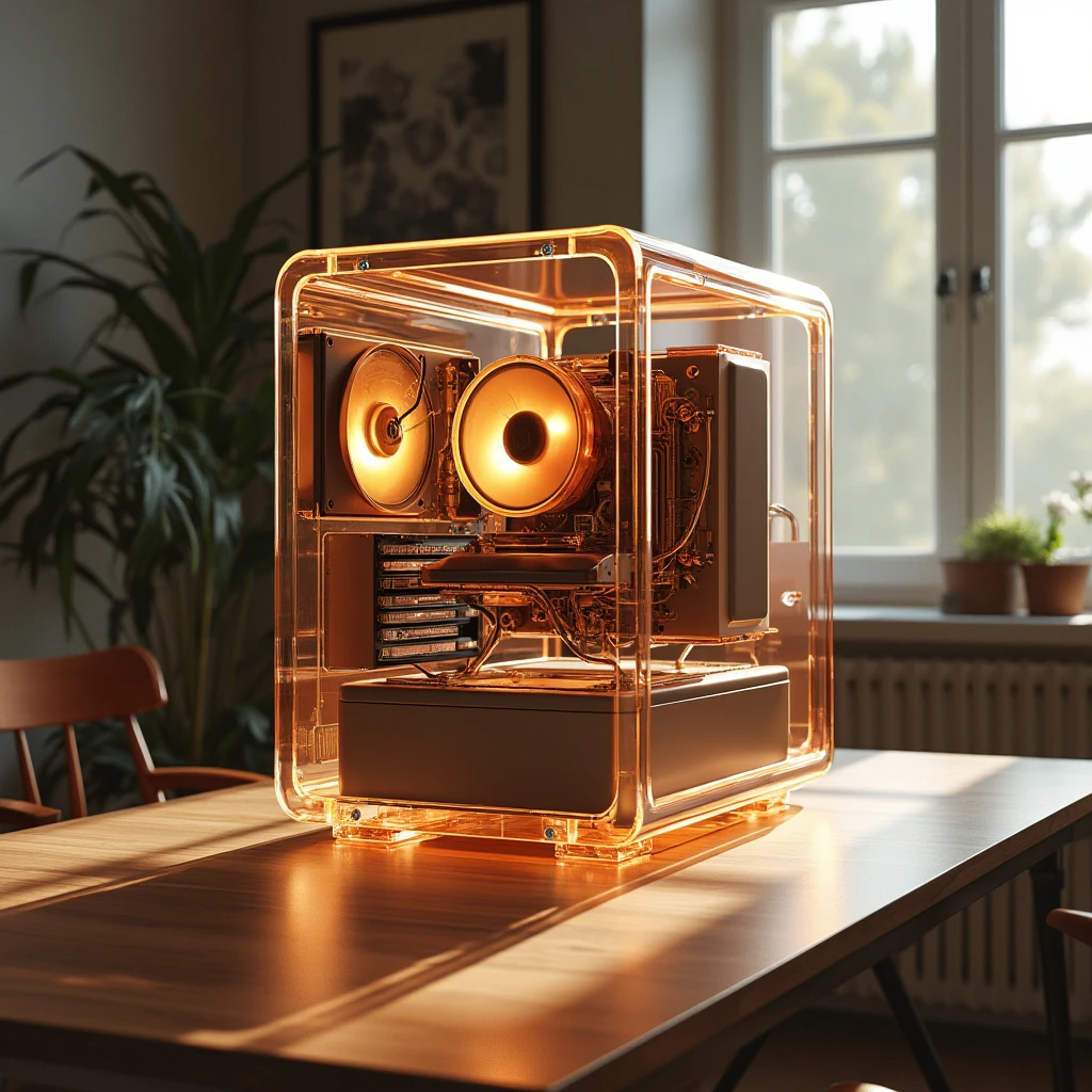 A translucent PC case, designed by Charles Eames.... - FluxPro.art