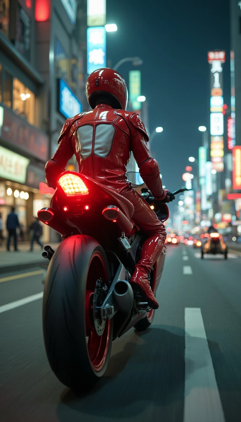 Kaneda’s red bike in the movie Akira,race on... - FluxPro.art