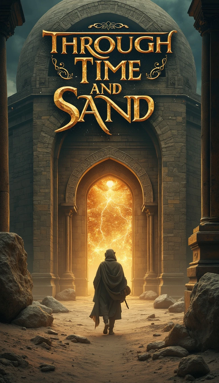 Poster for the film "Through Time and Sand". At... - FluxPro.art