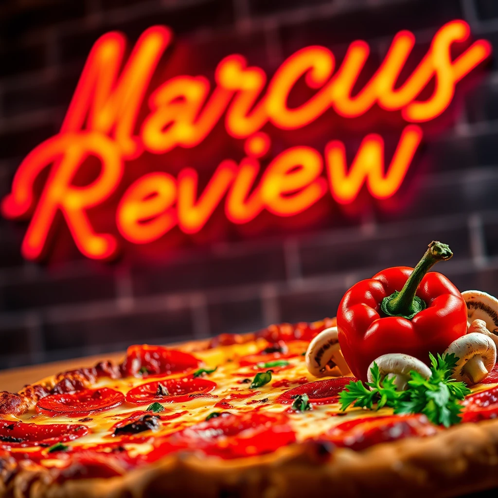 In the foreground is a pizza, in the background... - FluxPro.art