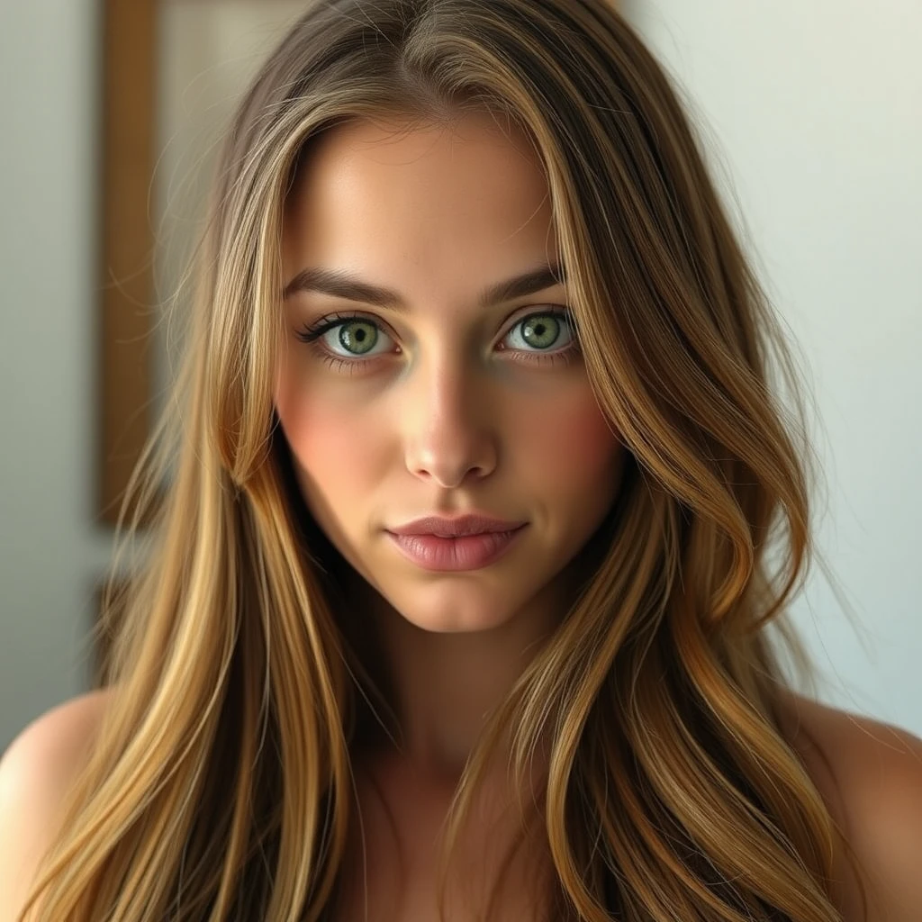 Make a stunning looking lady, that is impressed by... - FluxPro.art