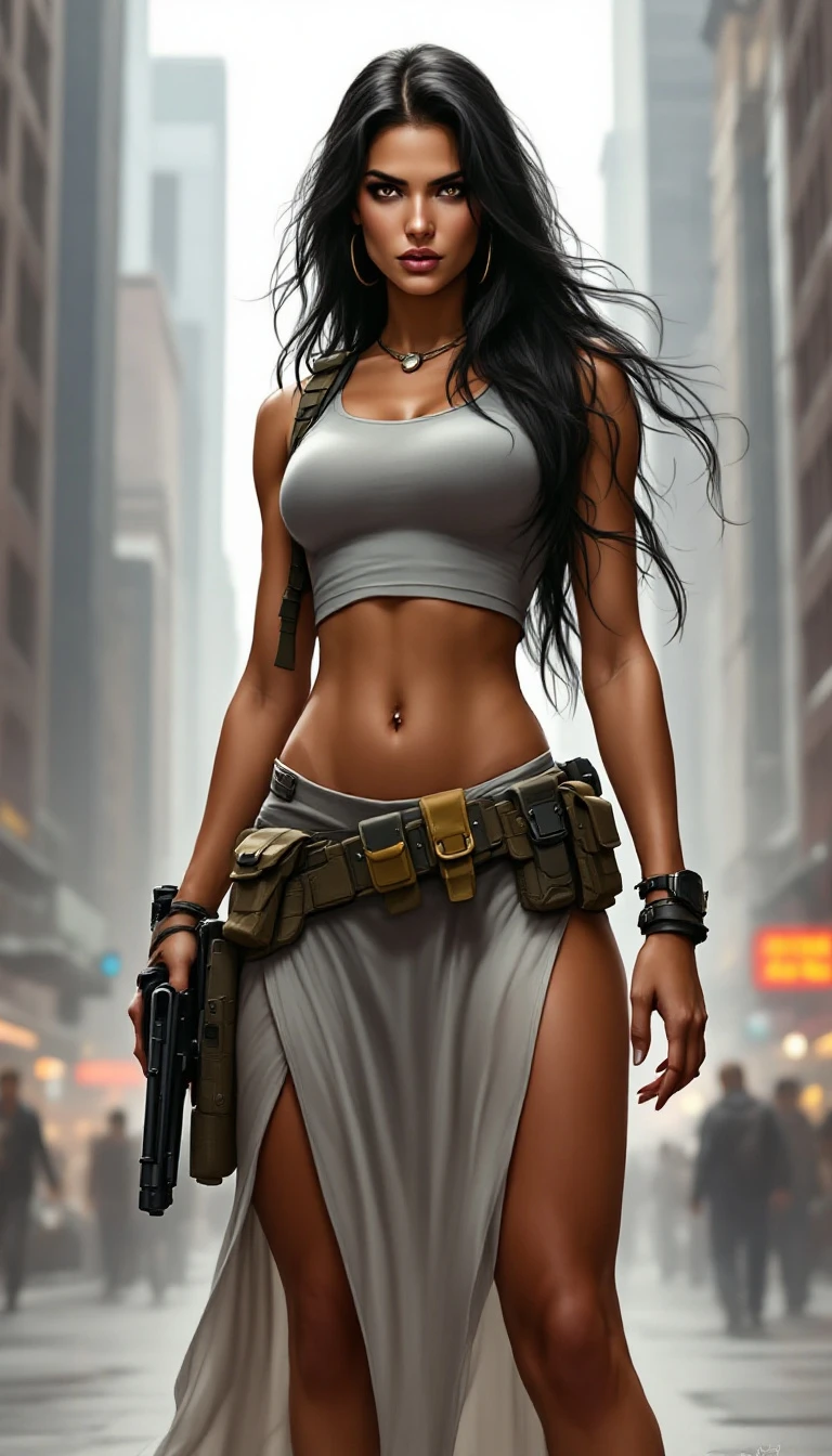 A hyper-realistic fantasy portrait of a strong,... - FluxPro.art