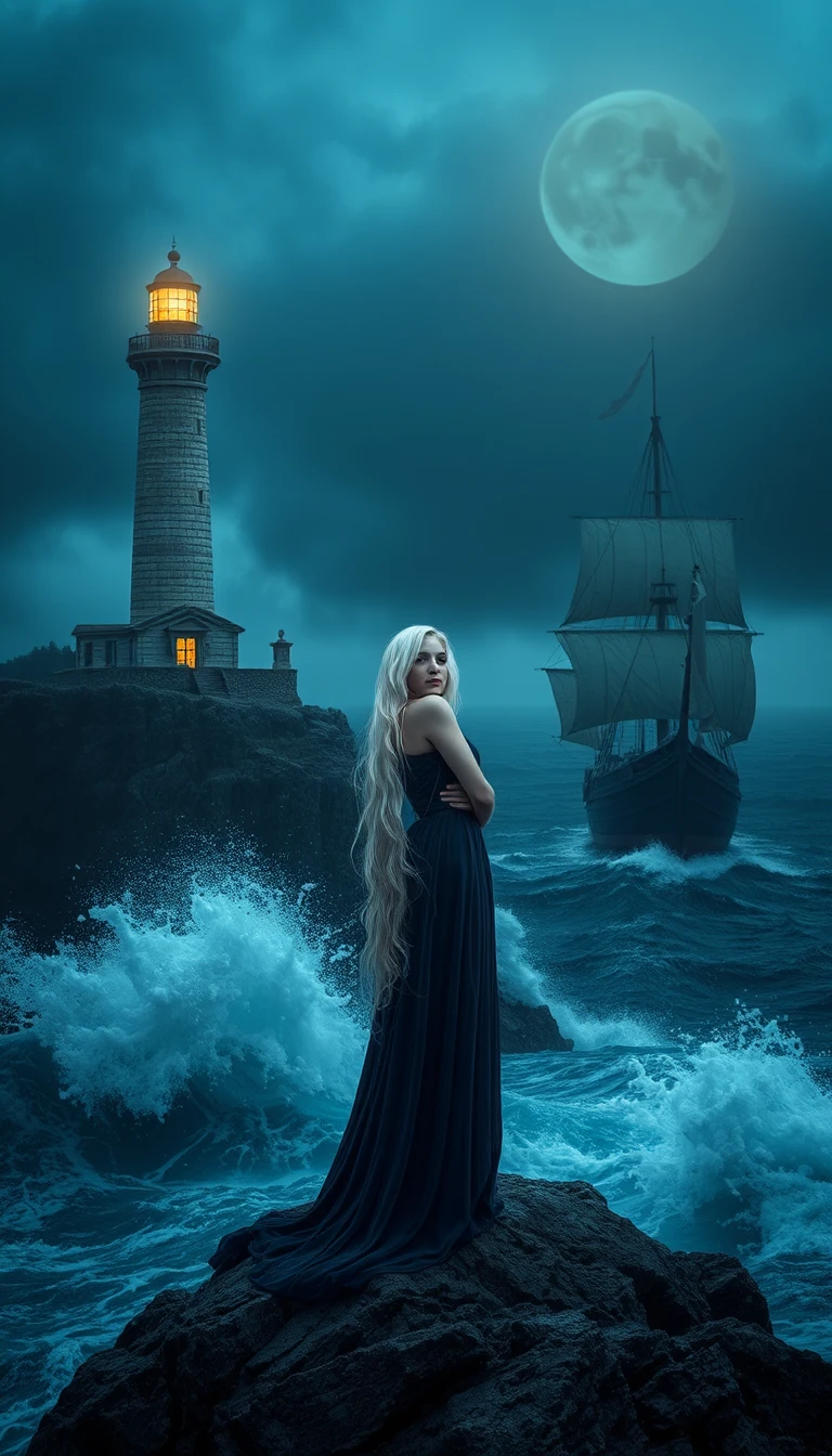 Imagine an intriguing scene featuring a towering... - FluxPro.art