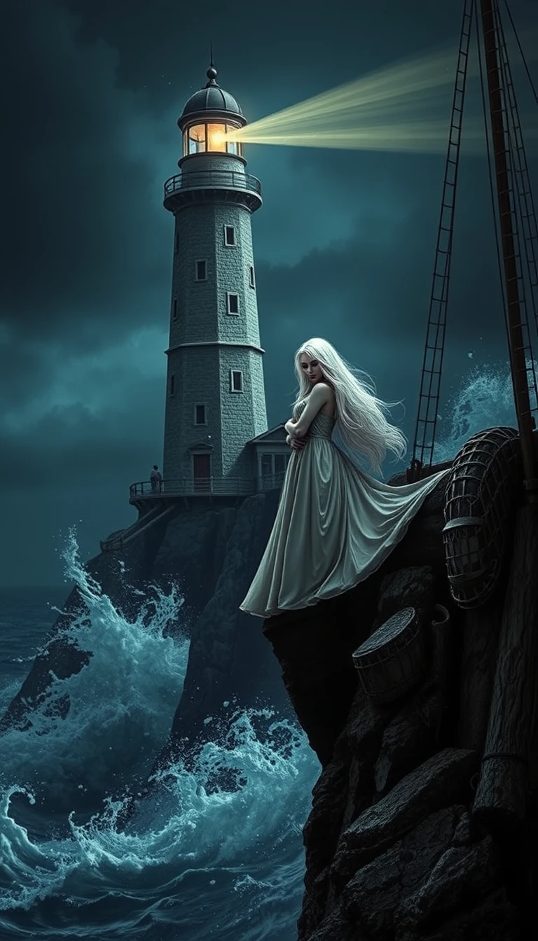 Imagine an intriguing scene featuring a towering... - FluxPro.art