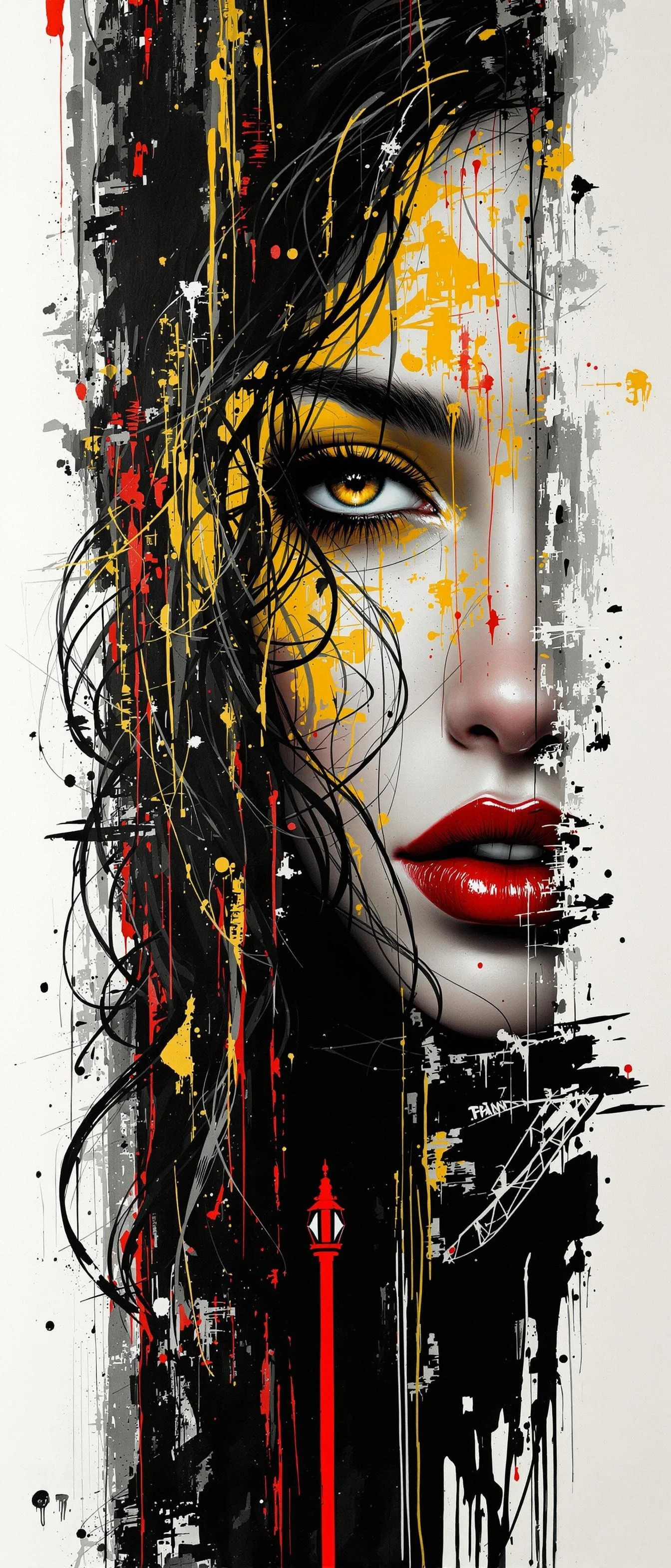 A mesmerizing comic-style sketch by T Mann... - FluxPro.art