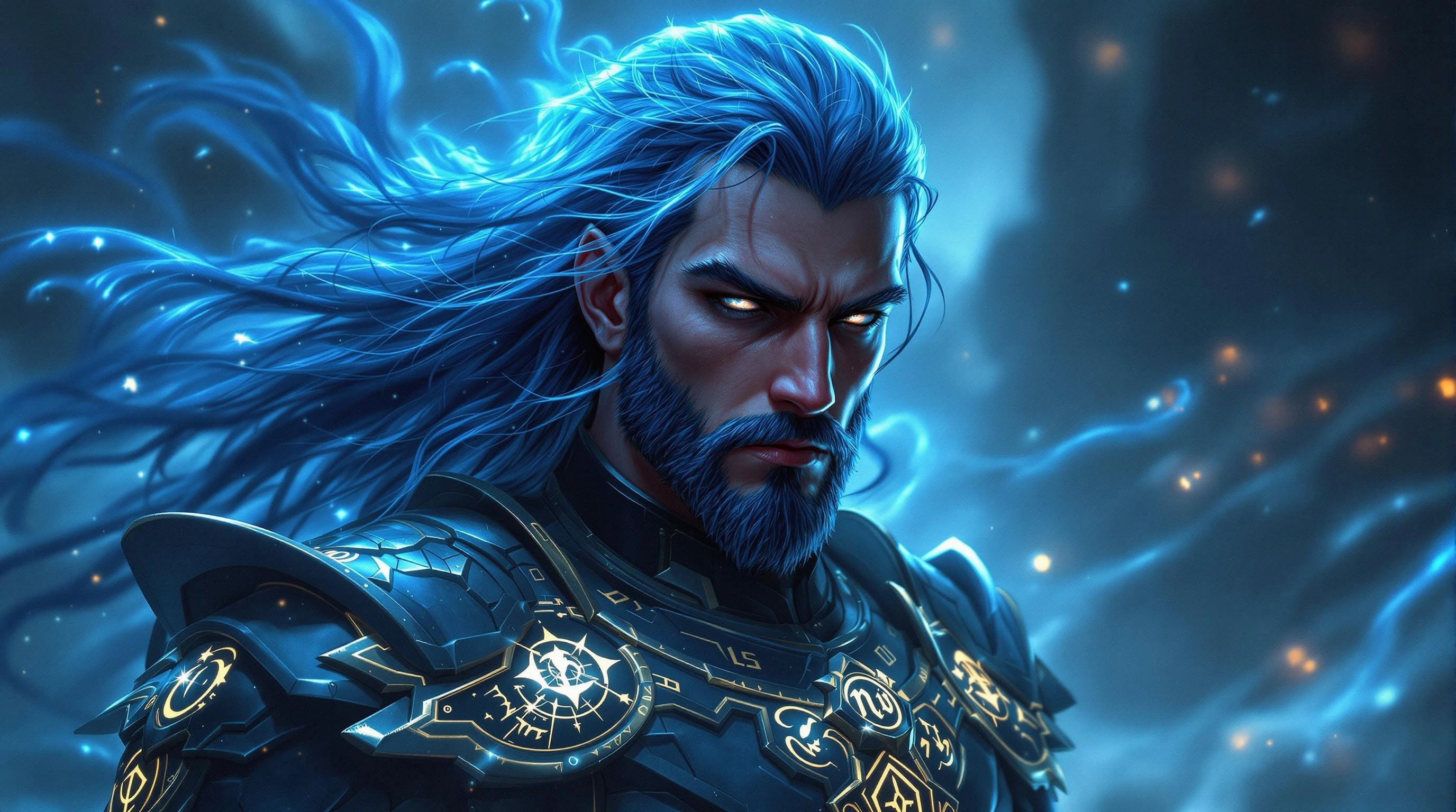 A strikingly handsome god in his early thirties,... - FluxPro.art