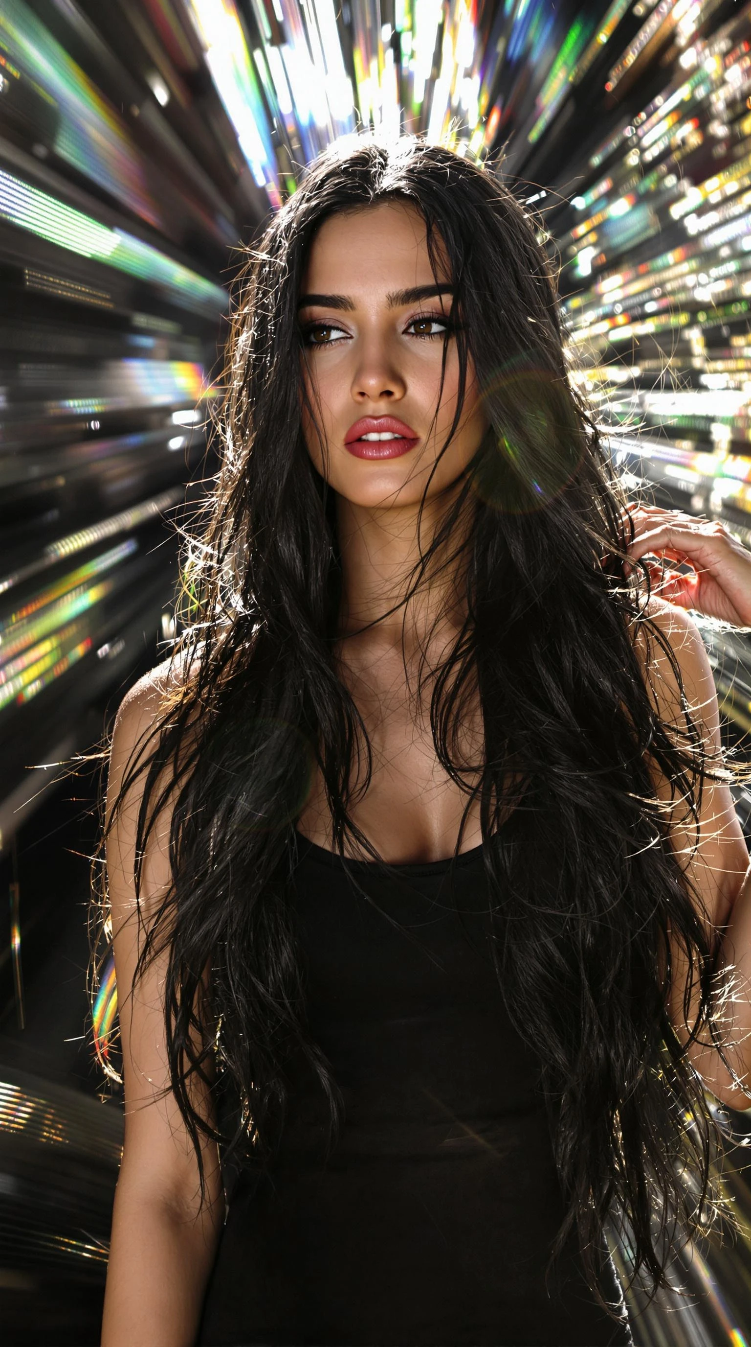 Masterpiece photography of a stunning woman with... - FluxPro.art