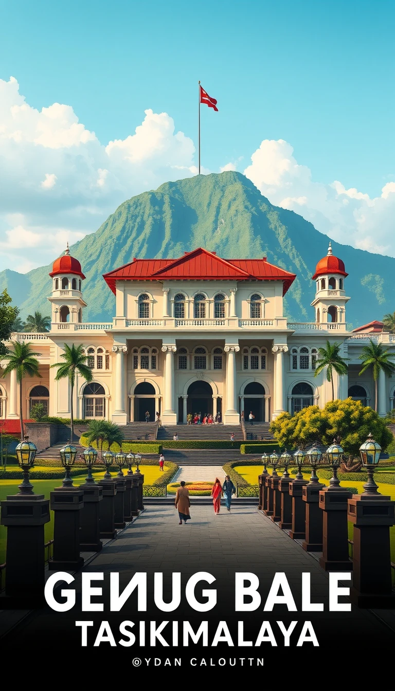 Tolong buatkan desain poster untuk Gedung Bale... - FluxPro.art